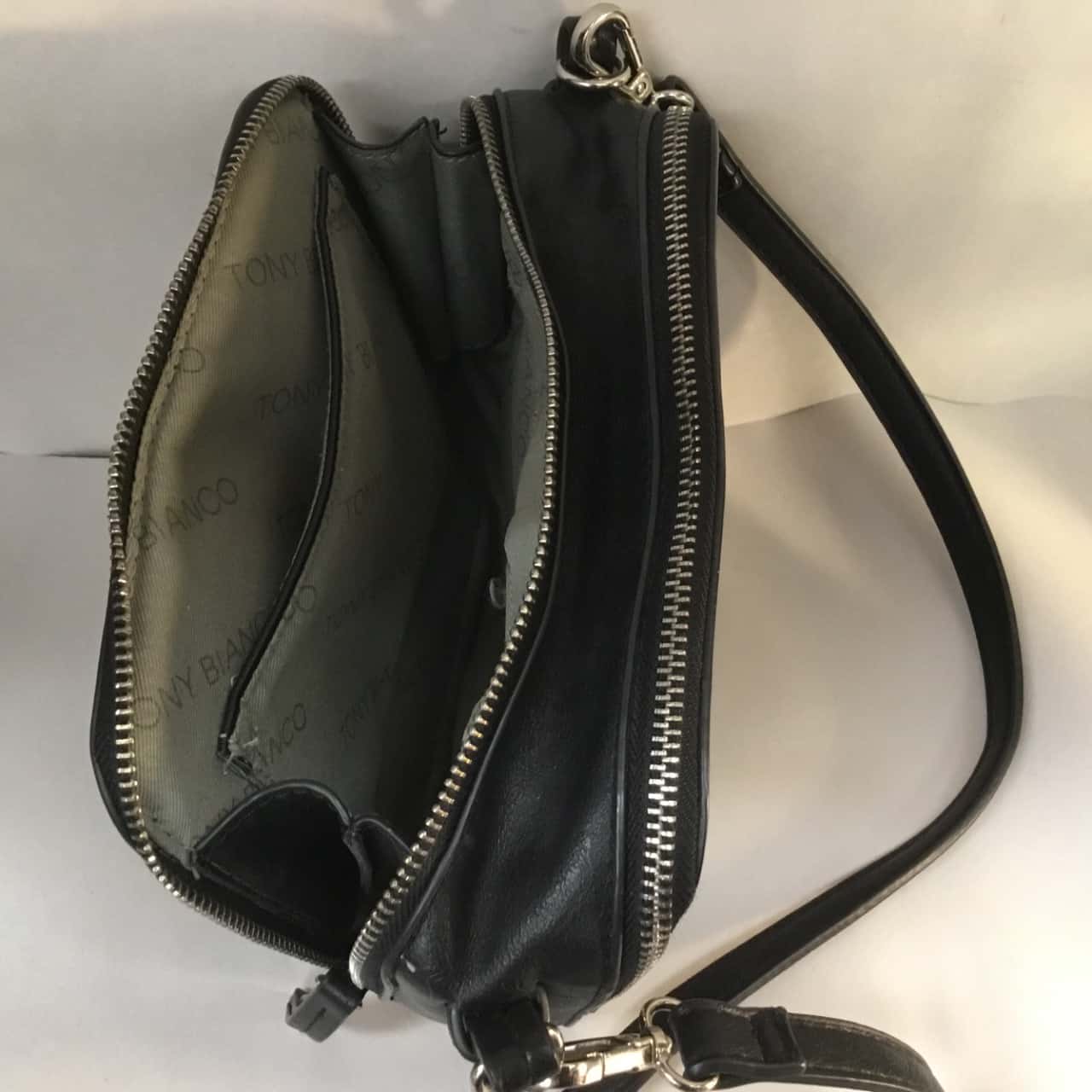 Tony Bianco Black Handbag Approx 22 x15cm(s)