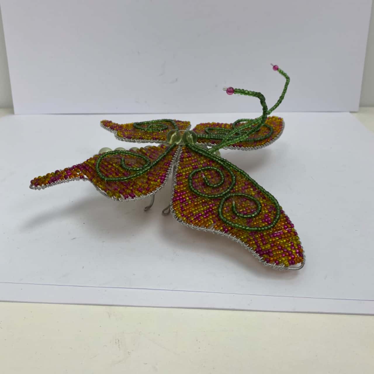Beaded Wire Wrap Butterfly