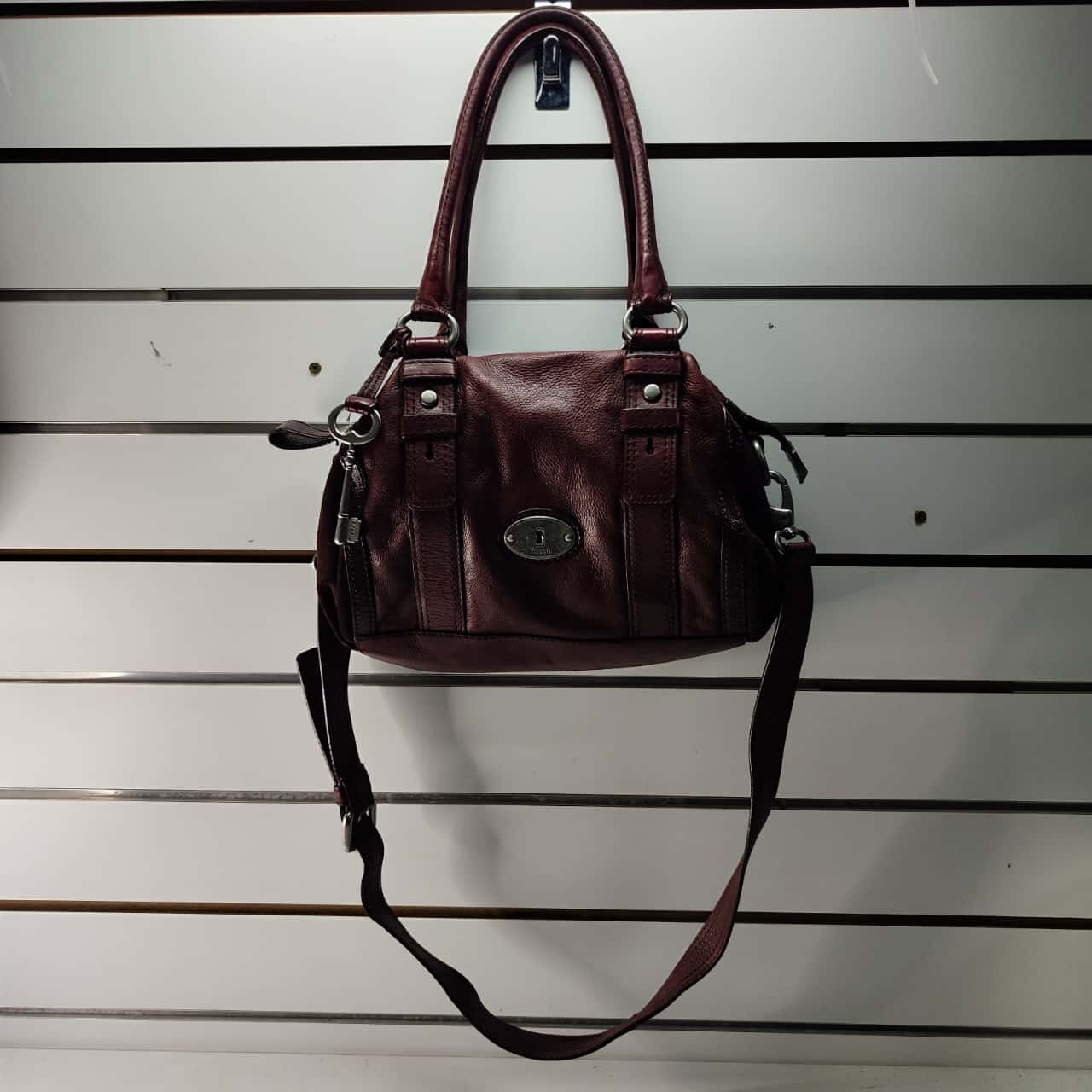 Fossil Womens Maroon Handbag (s)