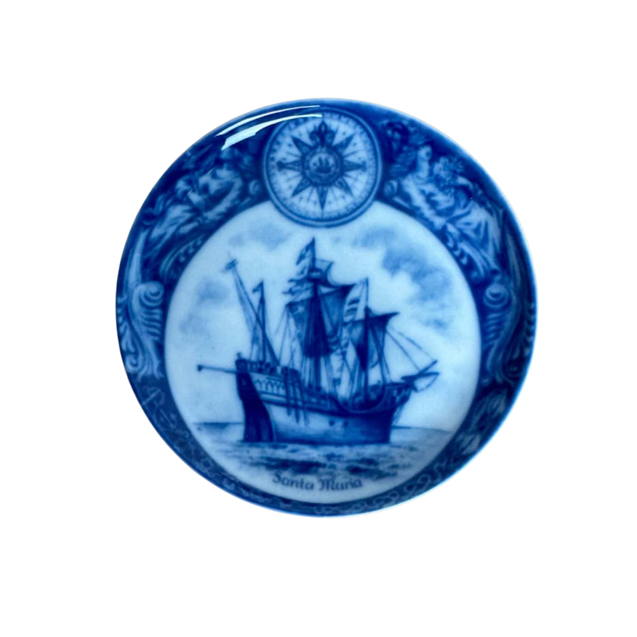 Karaoke Blue China ‘Santa Maria’ Plate(s)