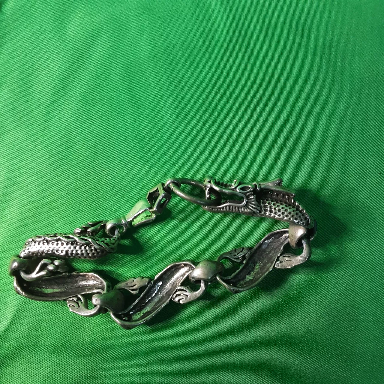 925 silver dragon bracelet featuring intricate scale textures and ...