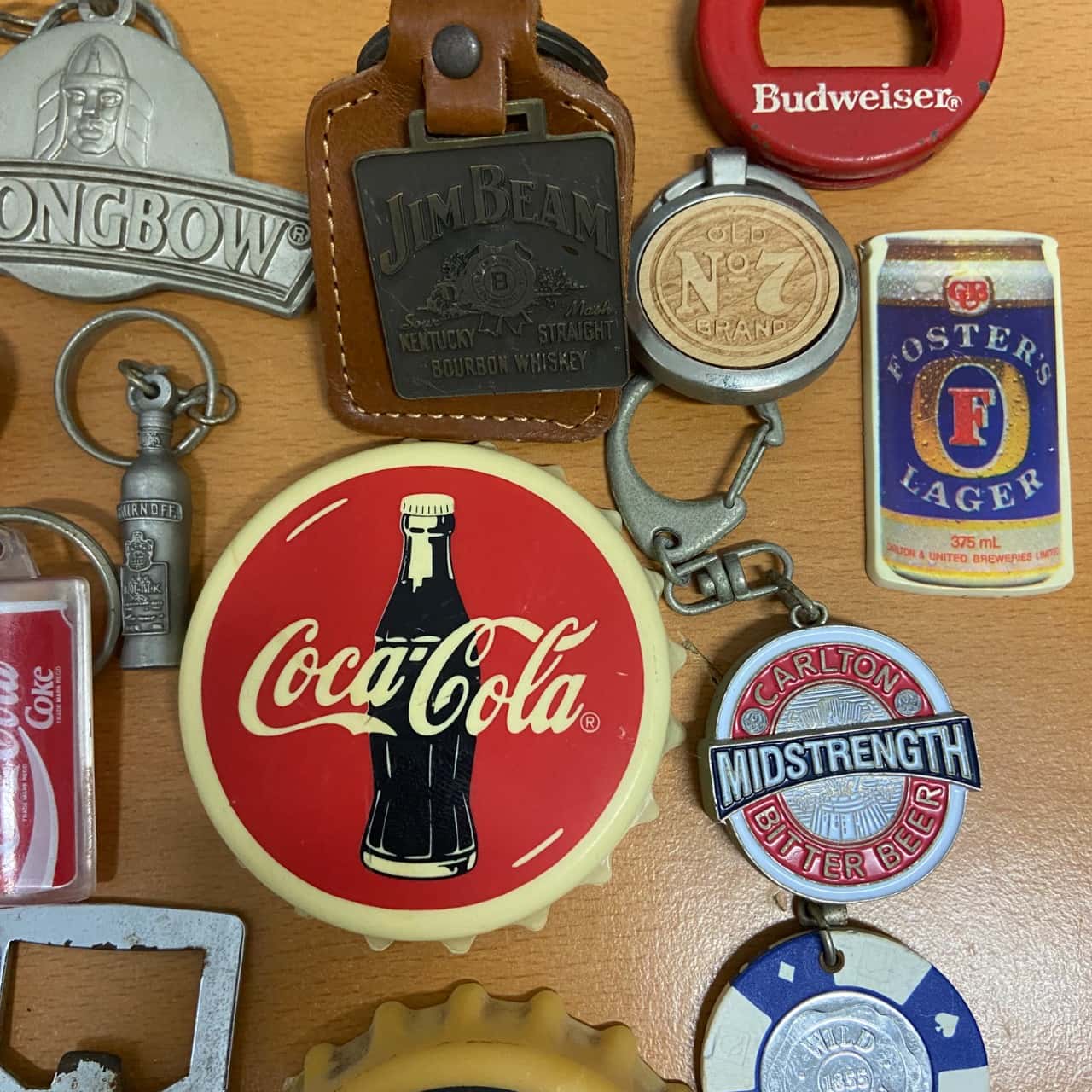 Nostalgic key rings/bottle openers/magnets(s)