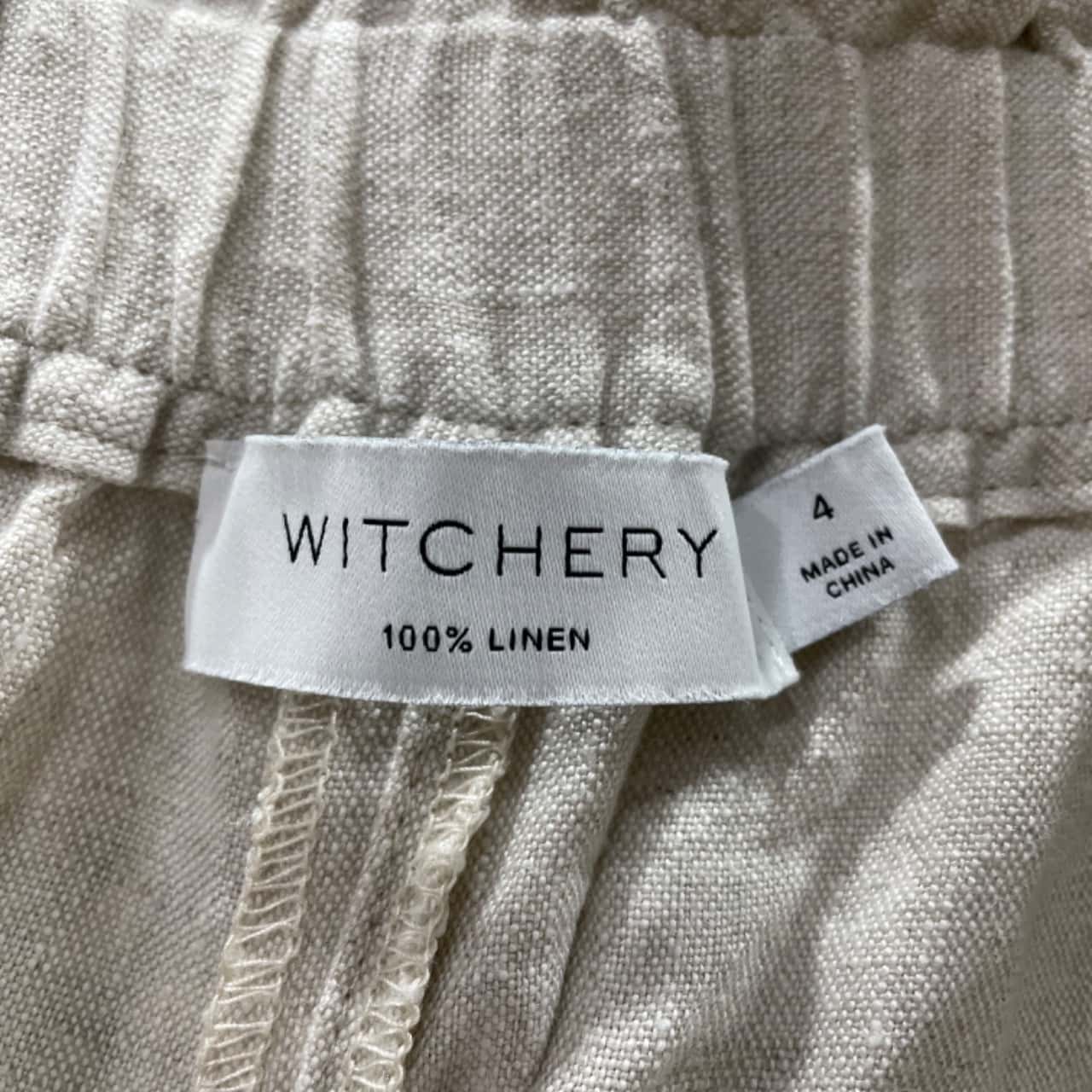 Witchery Brand! NWOT 100% PURE LINEN SHORTS Womens Size 4 / 6 Shorts ...