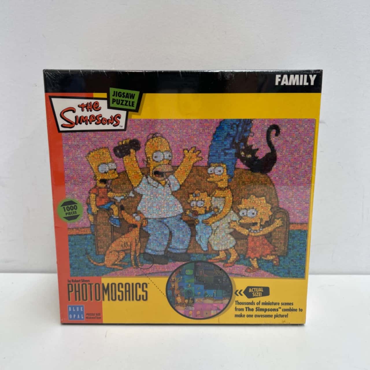 NEW - The Simpsons FAMILY Photomosaics puzzle by Robert Silvers (s)
