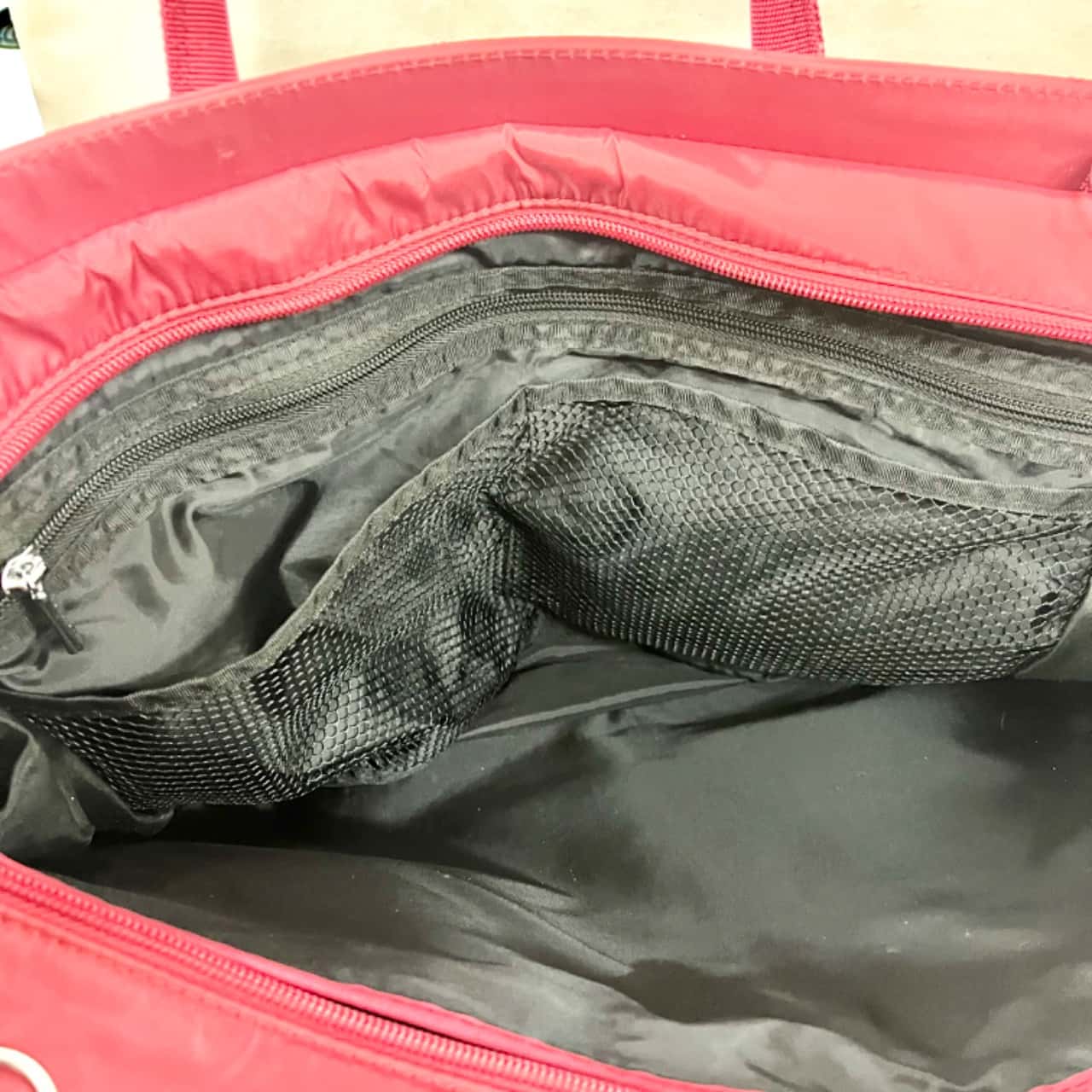 Hedgren Red Quilted Laptop/office Bag