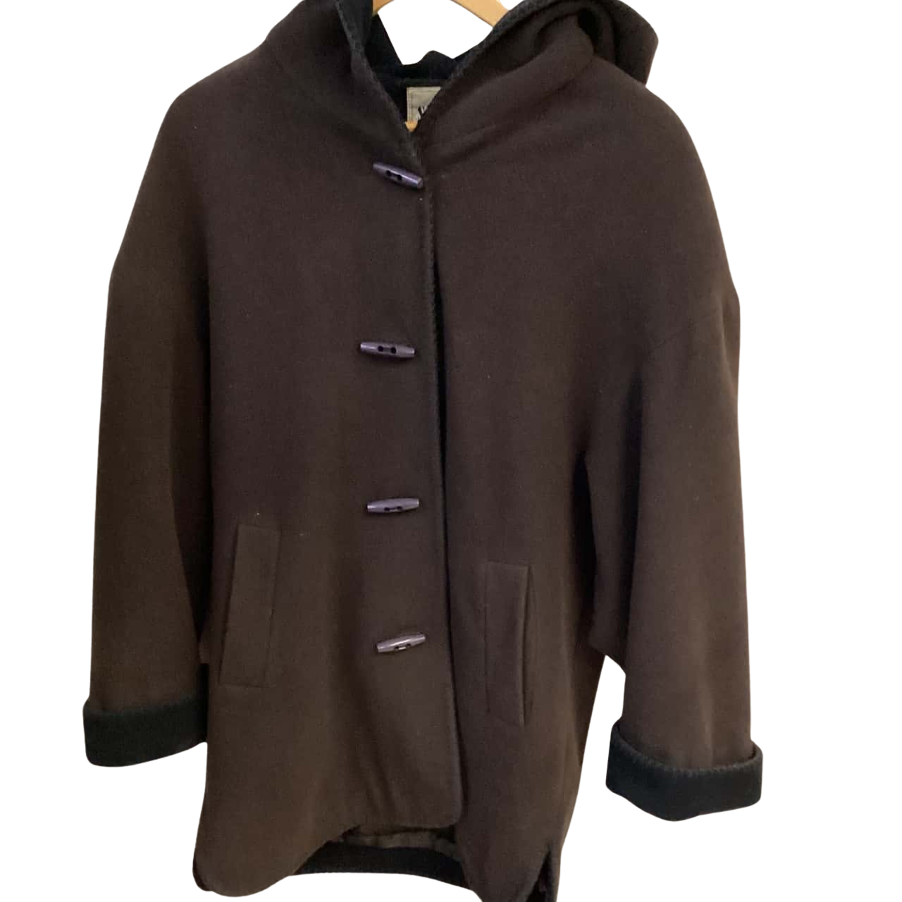 Sanro Collection Womens Size 10 Hood Jacket / Winter Jacket Brown
