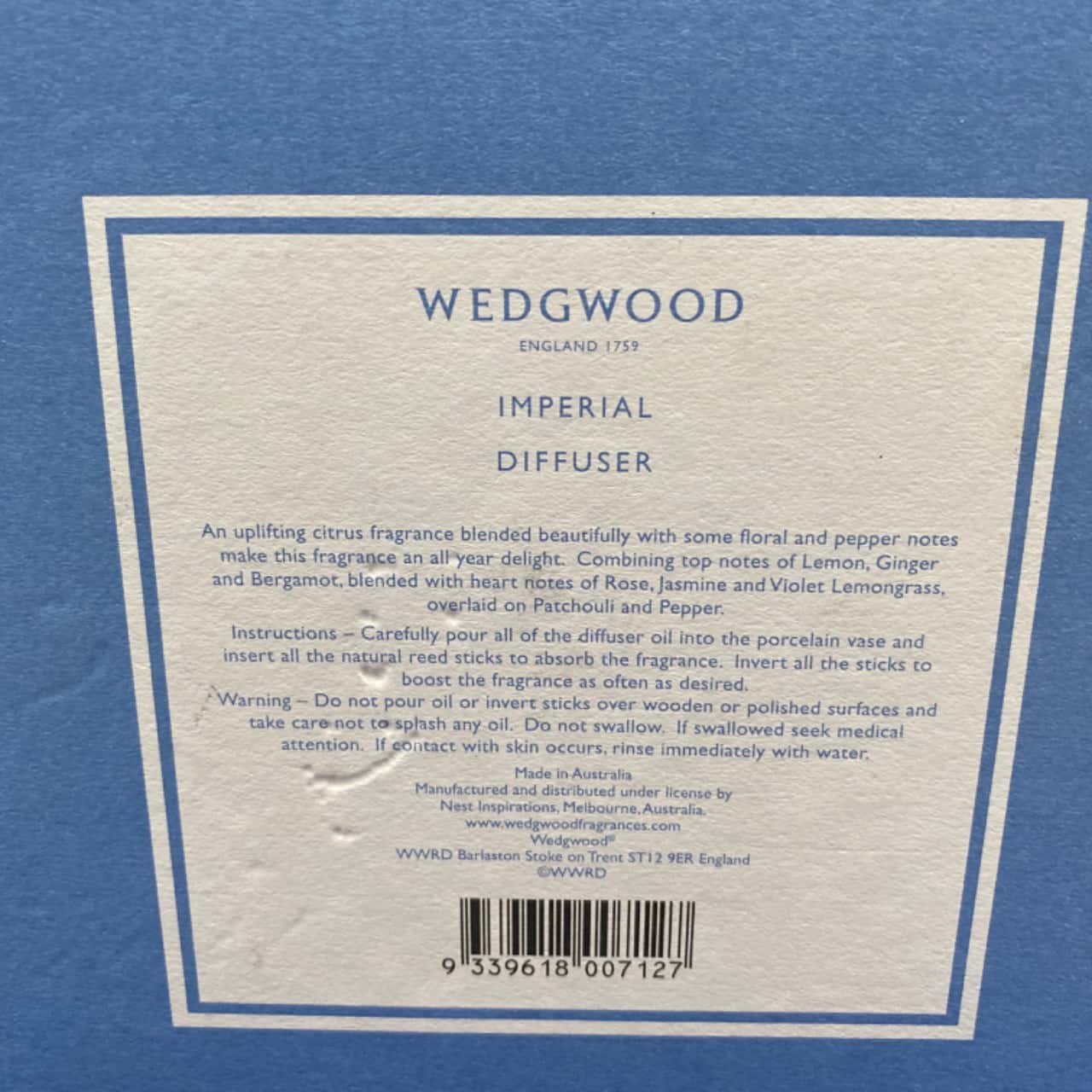 Wedgwood Imperial Diffuser(s)