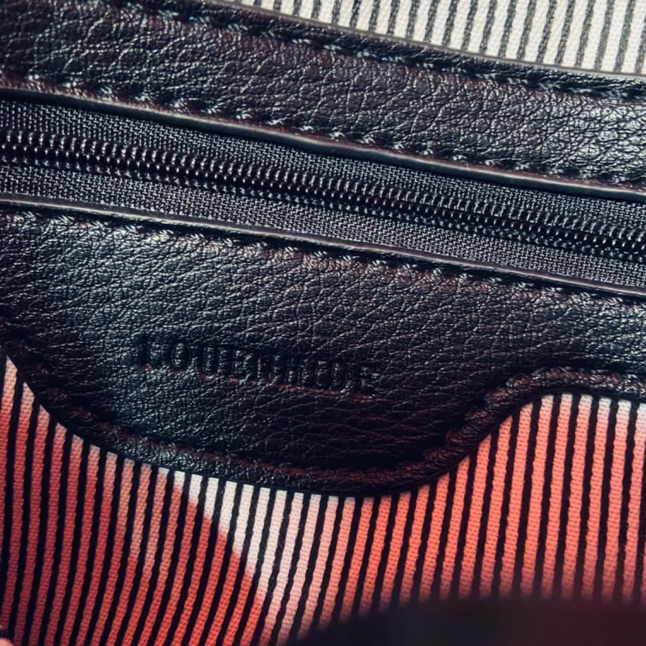 Louenhide Womens Cross Body Bag / Handbag Black PU(s)