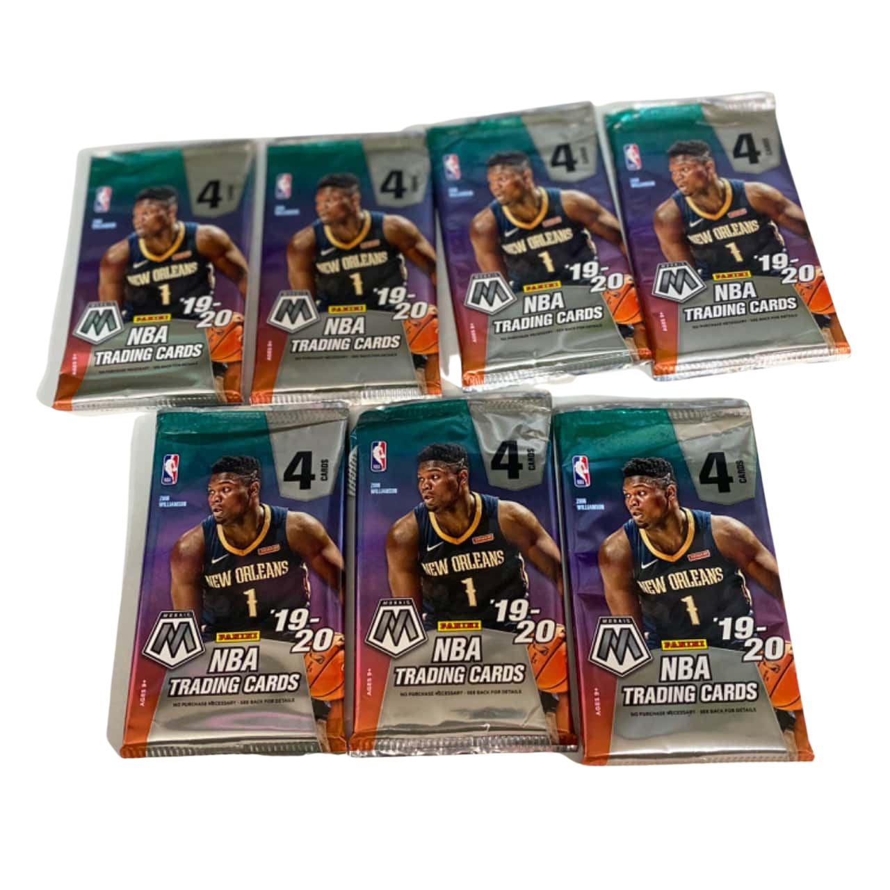 7packs of opened NBA Trading Cards(s)