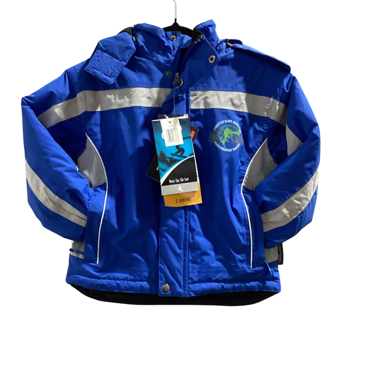 BNWT Crane TechTex Boys Size 6 Blue/Grey Snow Jacket only