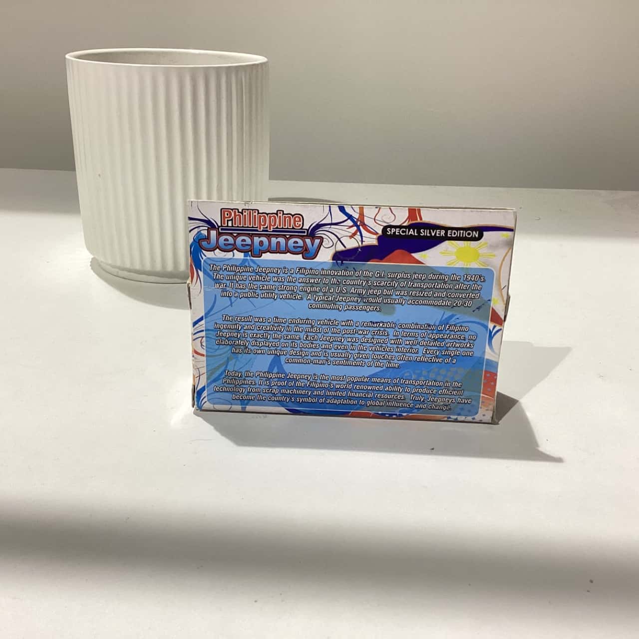 Rare Philippine Jeepney Special Silver Edition Die-Cast Metal(s)