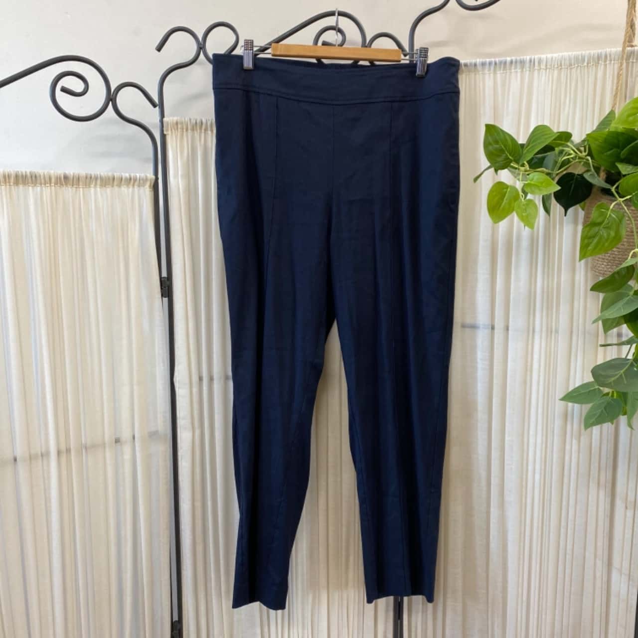 Commonry Women's Size 14 Navy Linen Pants - New With Tags(s)