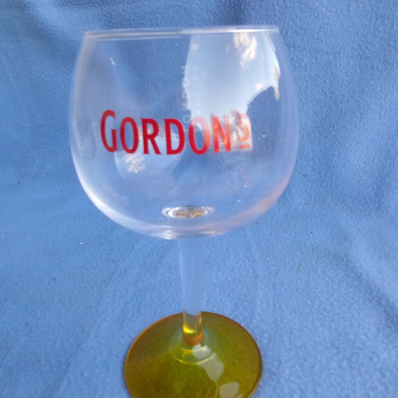 1 x Gordons Gin Yellow Balloon Glass UAN