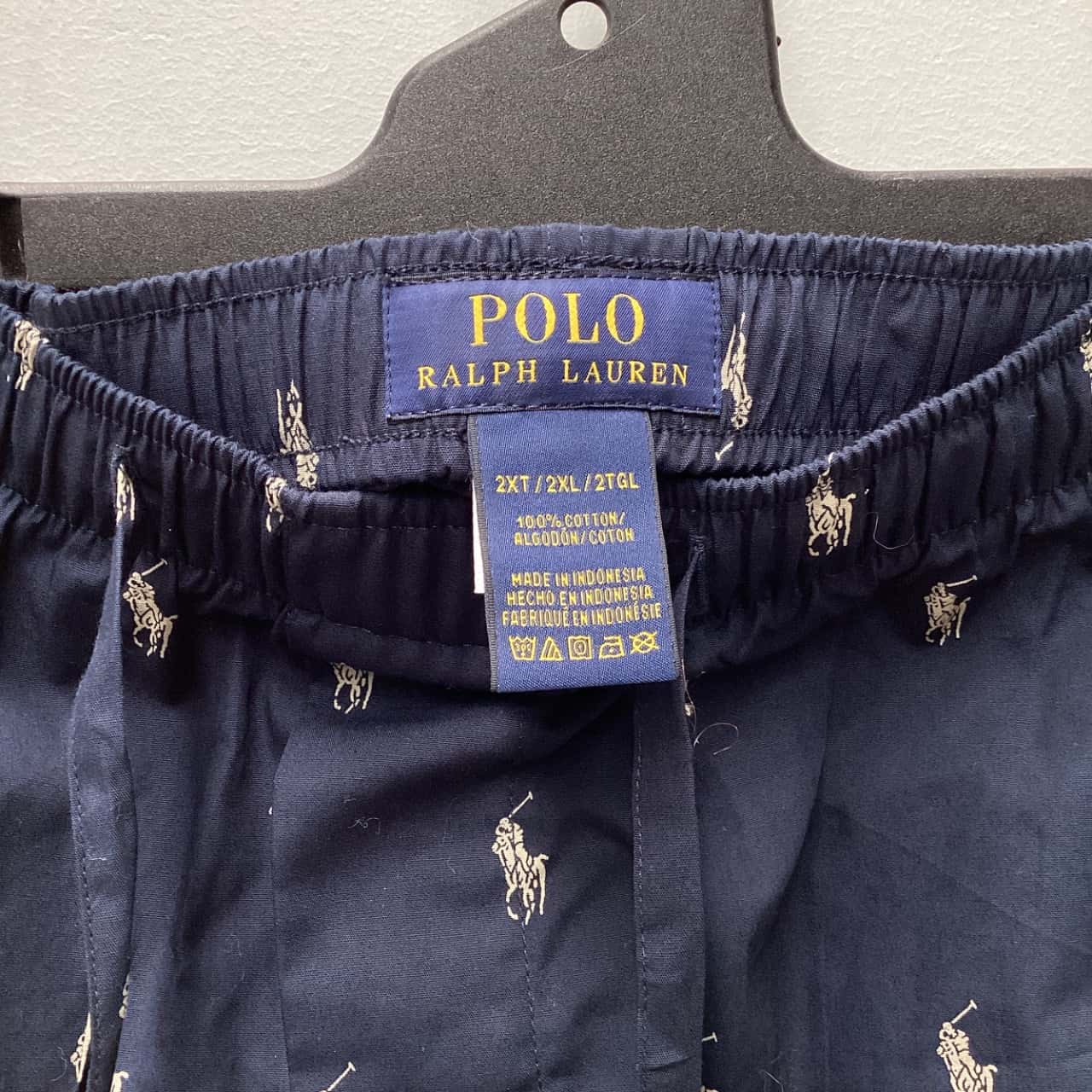 Polo Ralph Lauren Mens Size XL/2XL Navy Blue Pyjamas Set