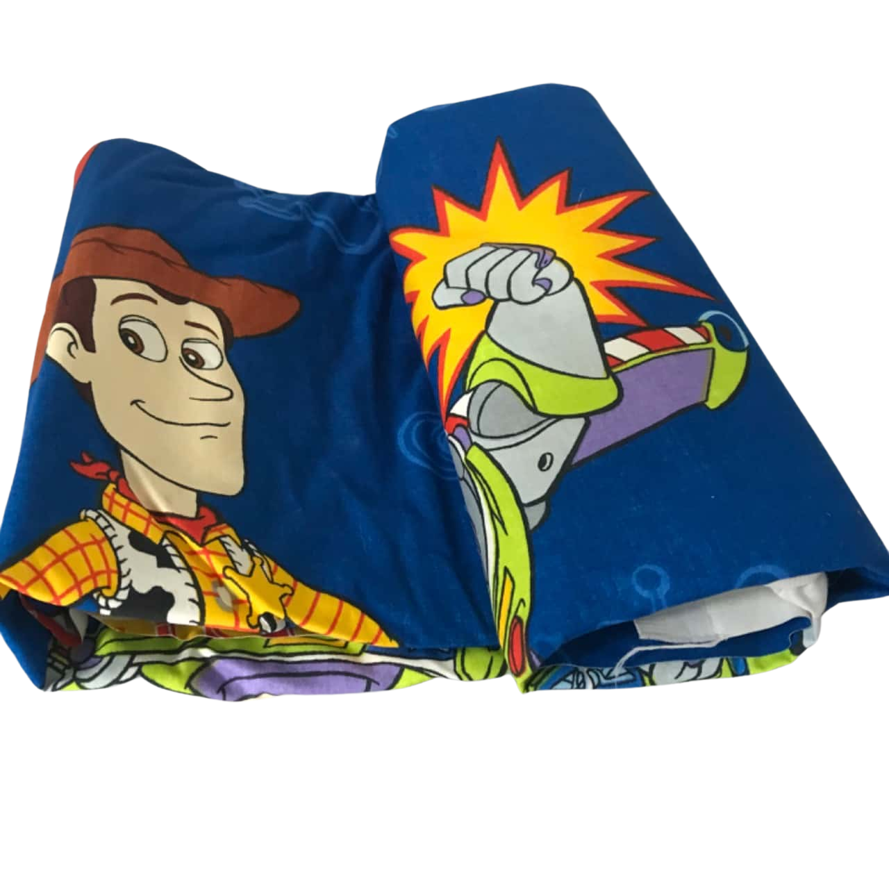 Buzz &Woody Toy Story Rubber Backed Fabric 130 x 385 (s)