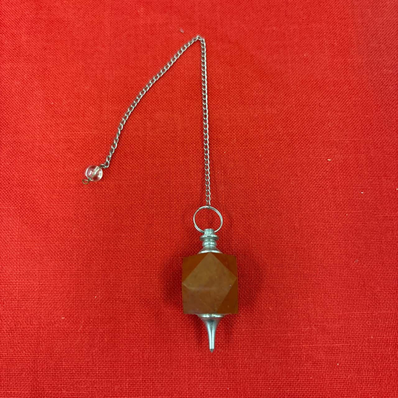 Women's Red Jasper Charka Pendulum