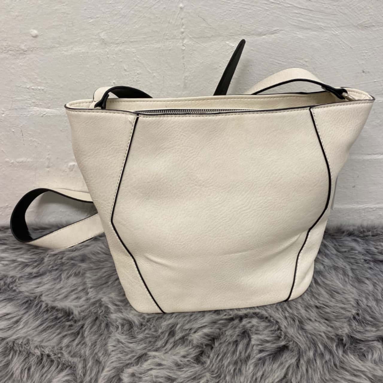 Wayne Cooper Chalk Zippered Handbag