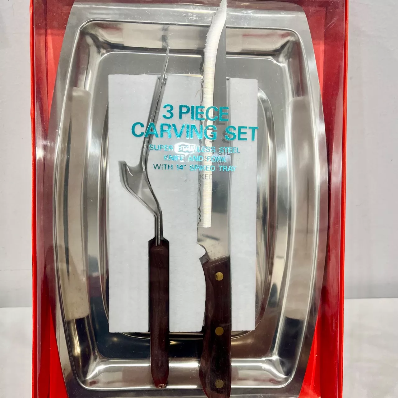 Vintage 3 Piece Carving Set- in Original Box - New Without Tags ...