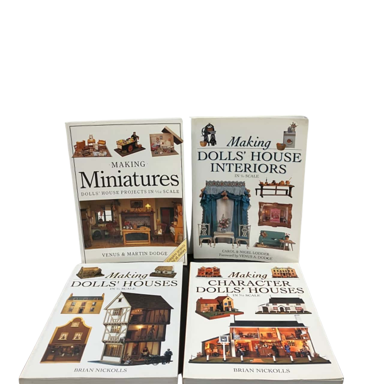 x4 ‘Making Doll House Miniatures’ Books(s)