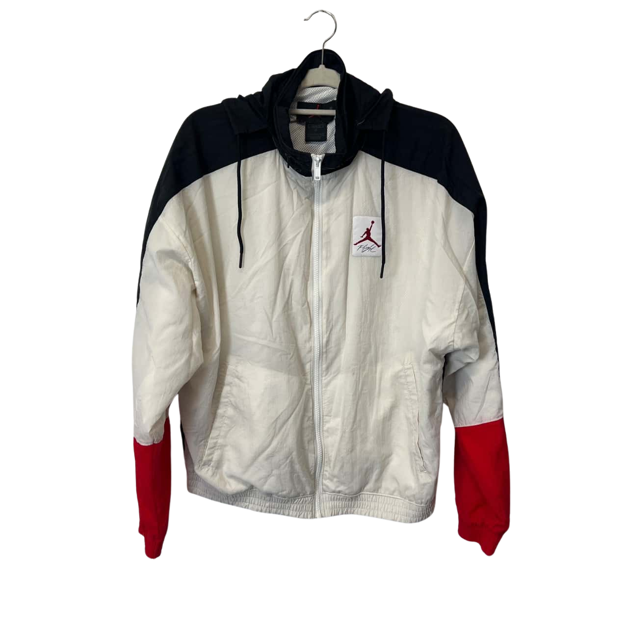 Nike Unisex air Jordan Size S Front Zipper Black / Red / White
