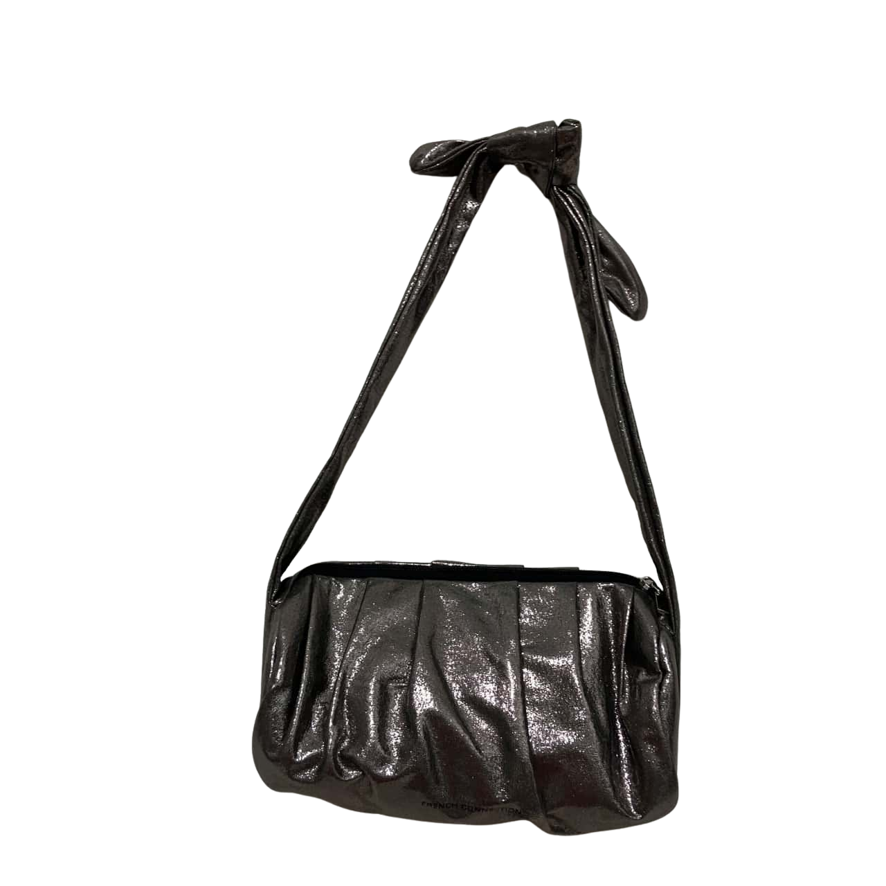French Connection Womens Evening Bag Grey / Silver (s)