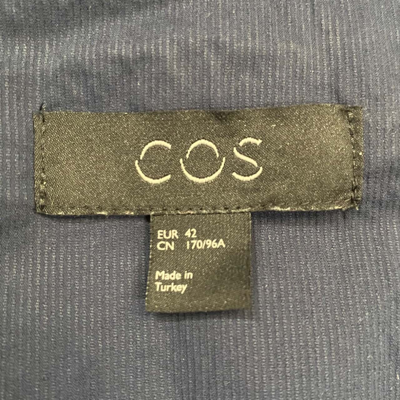 COS Navy Button-Up Maxi Dress Size 42(s)