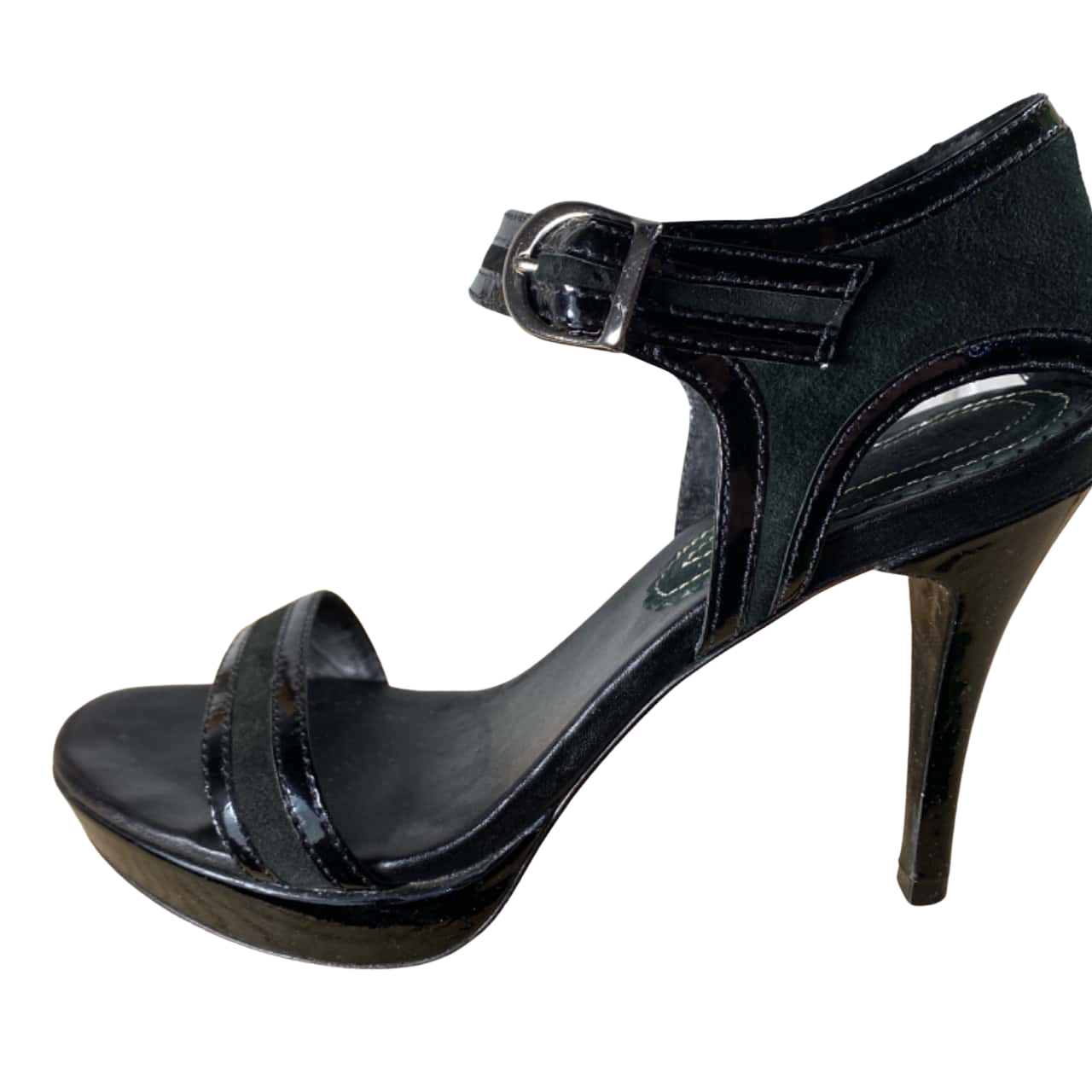 Lisa Ho Womens Evening Heels Size 37 Black (s)