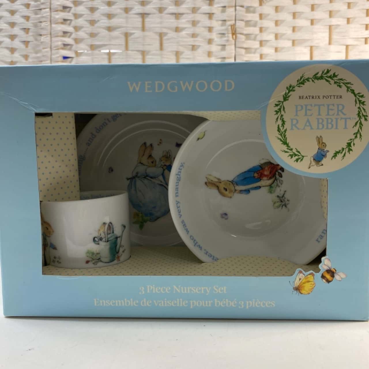 Wedgwood Peter rabbit 3 piece