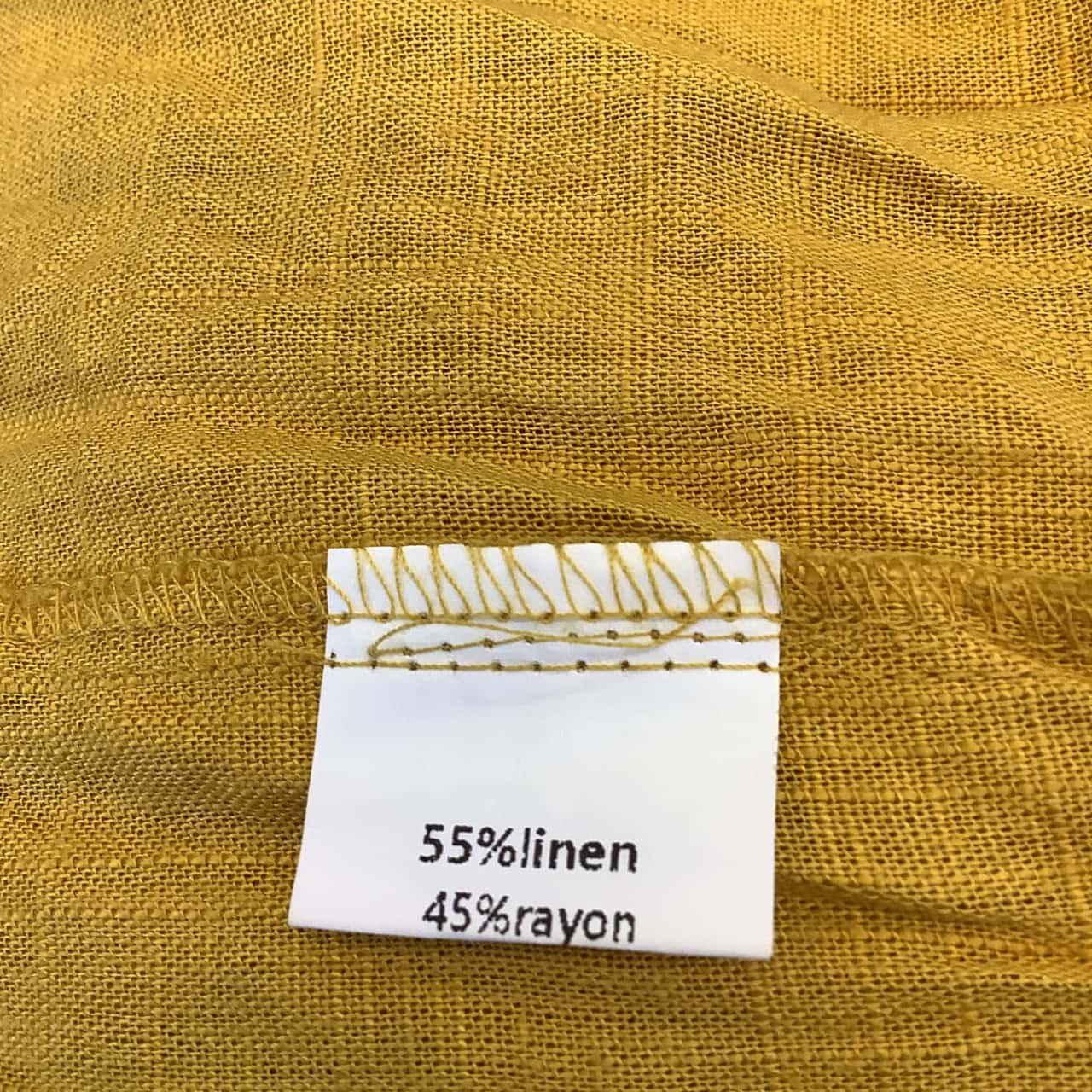 Soul Sparrow Womens Size 11-12 Linen Blend Top Mustard(s) - Used Very ...