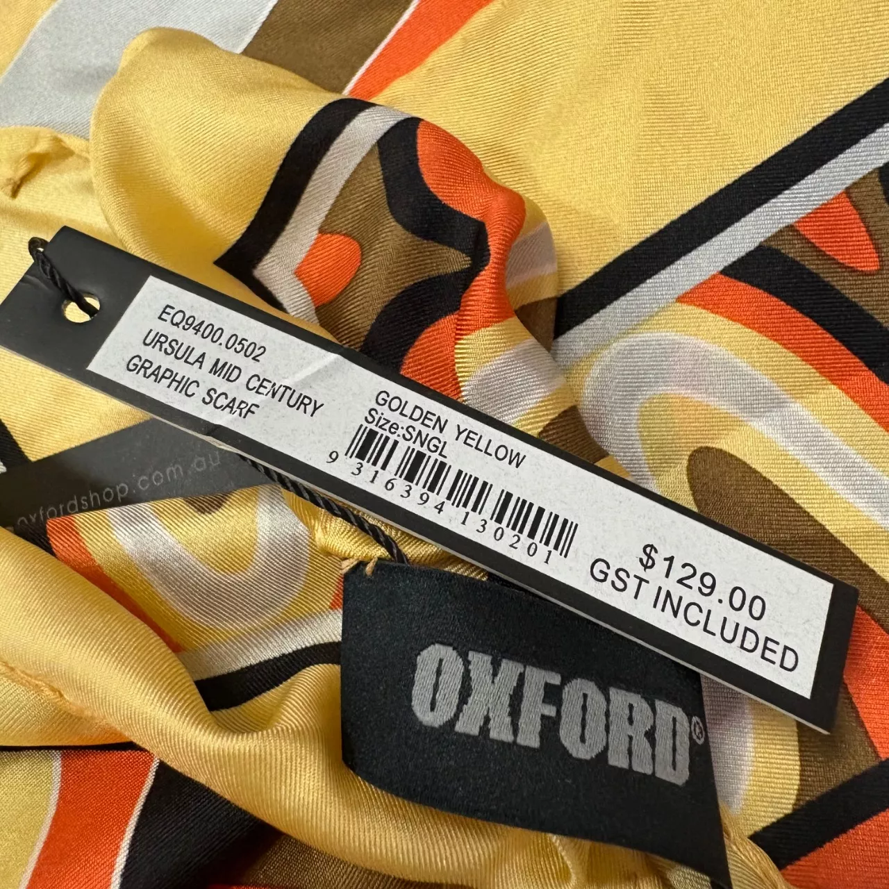 BNWT Oxford One Size Square Scarf Swirl - New With Tags | Salvos Stores