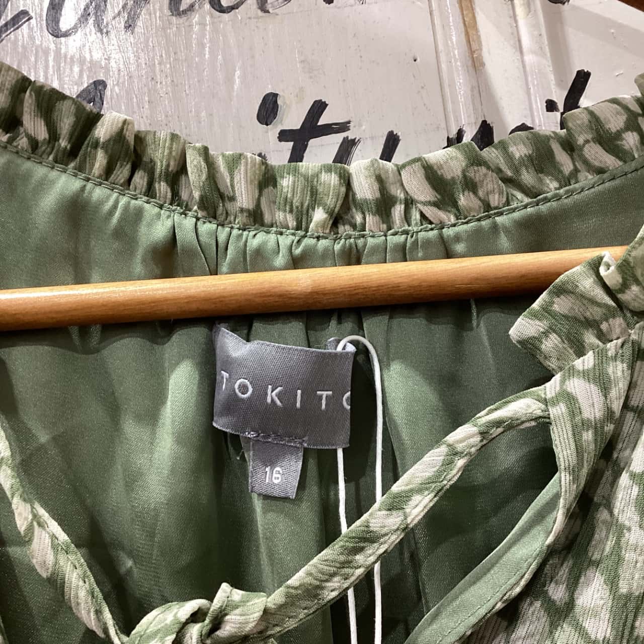 Tokito Brand! BNWT! RRP $89.95! CHIC MODERNIST SAGE COLOURED DRESS ...