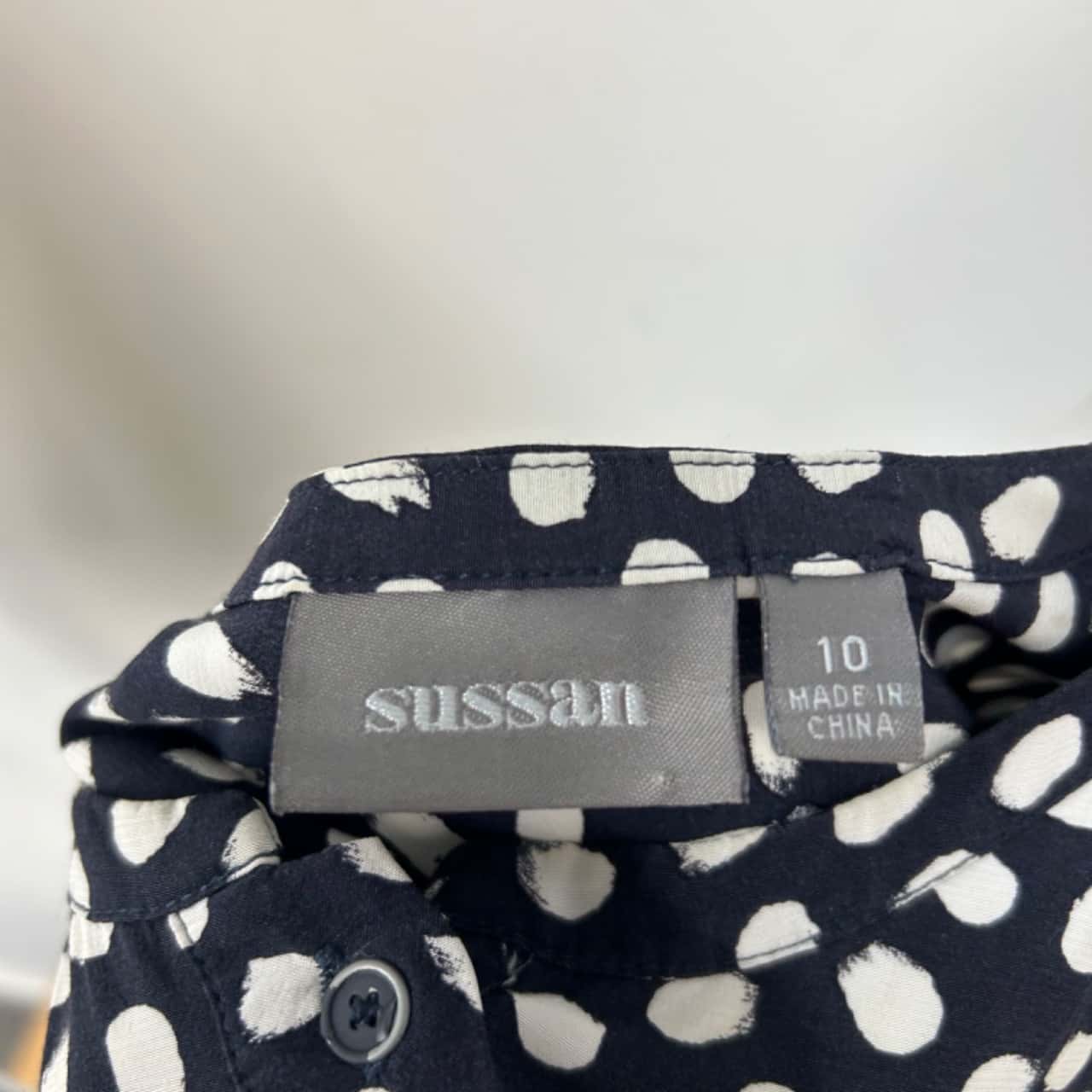 Sussan Size 10 Navy Blue & White Dress(s)