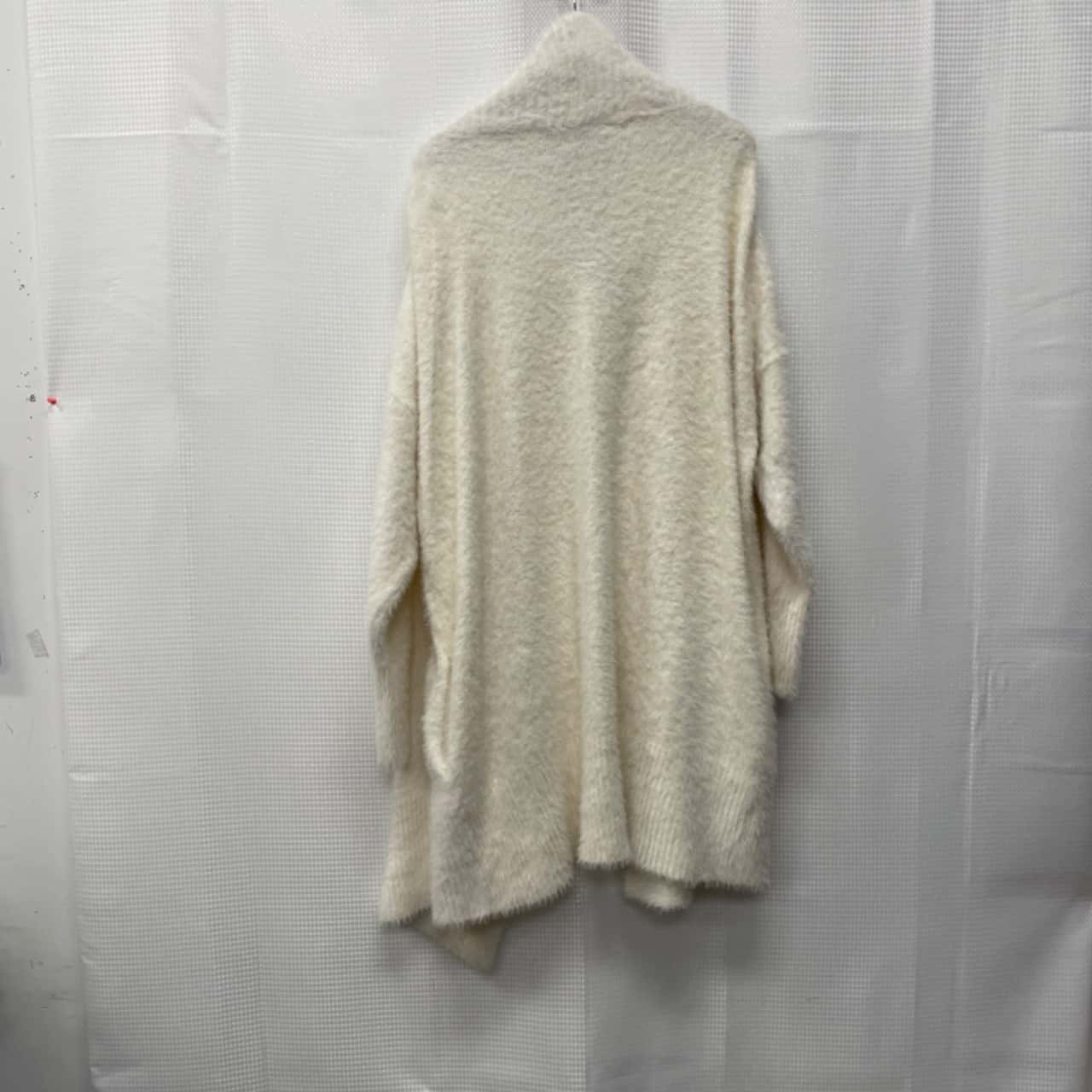 Preview Womens Fluffy Knit Coatigan Egging Size 18 / XXL Open Jacket ...