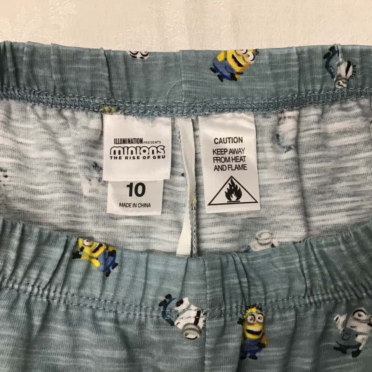 Minions The Rise of Gru Boys Size 10 Pale Turquoise Minions Pattern ...