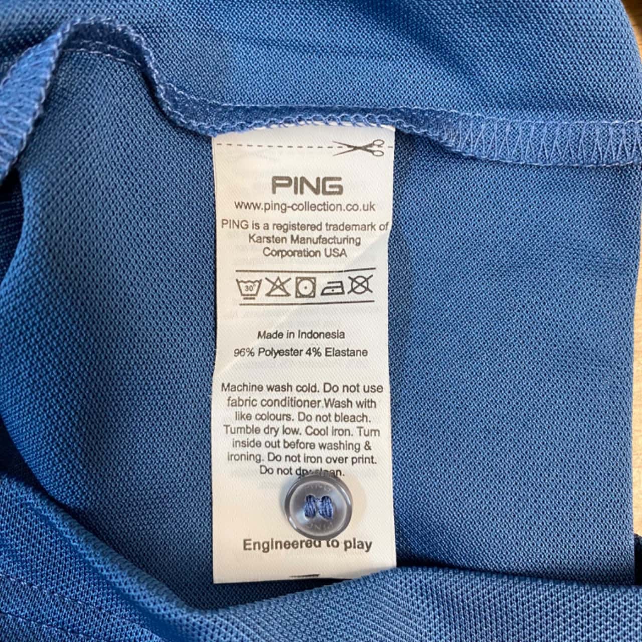 Ping Collection GOLF Mens Size XS Polos Blue (s)