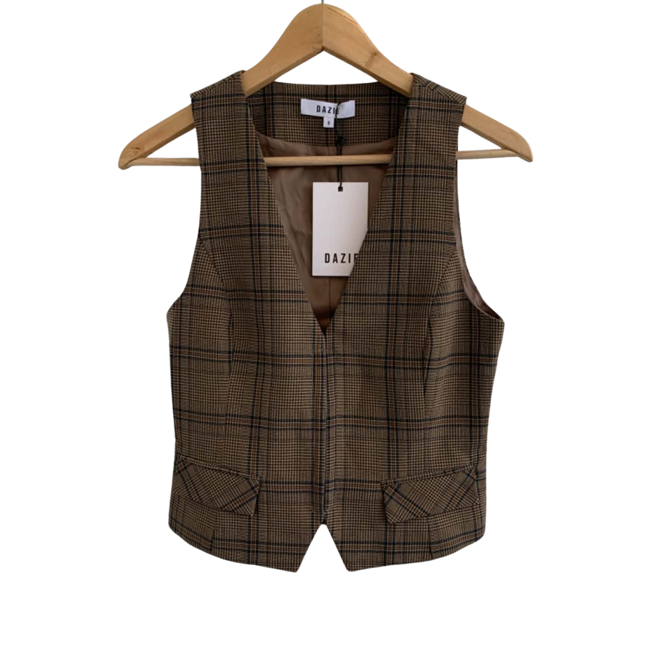 Dazie Size 8 Brown Suit Vest(s)