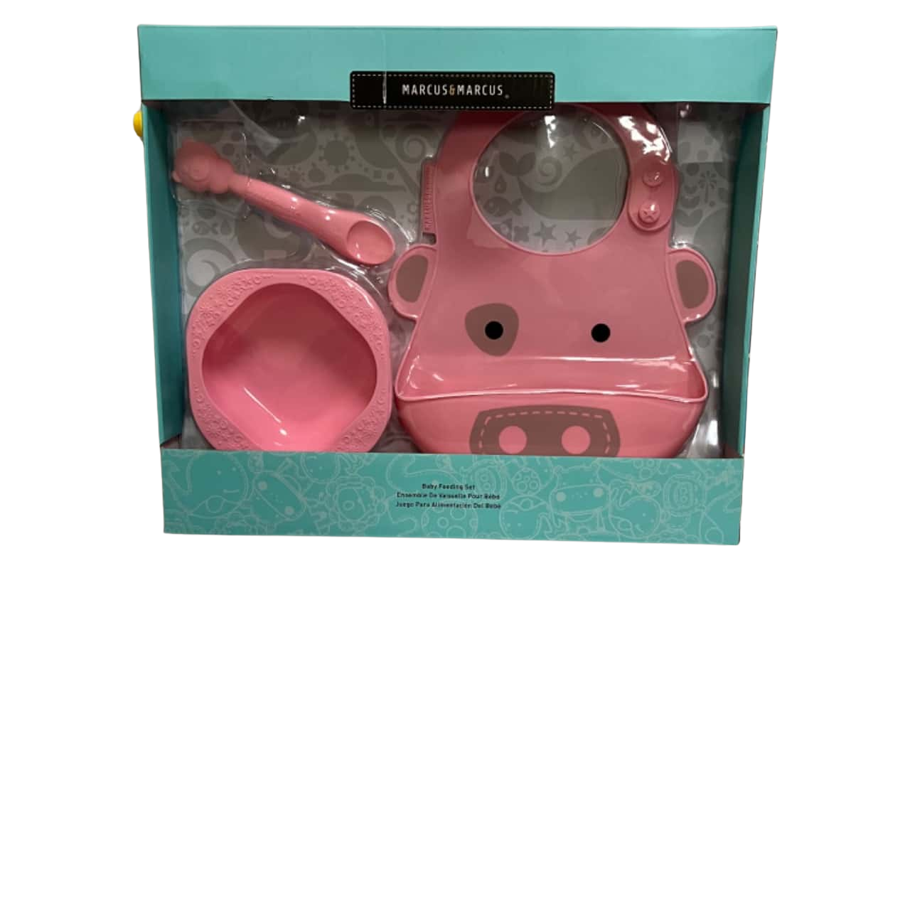 Marcus & Marcus Pink Pokey Baby Feeding Set BNWT RRP: $41