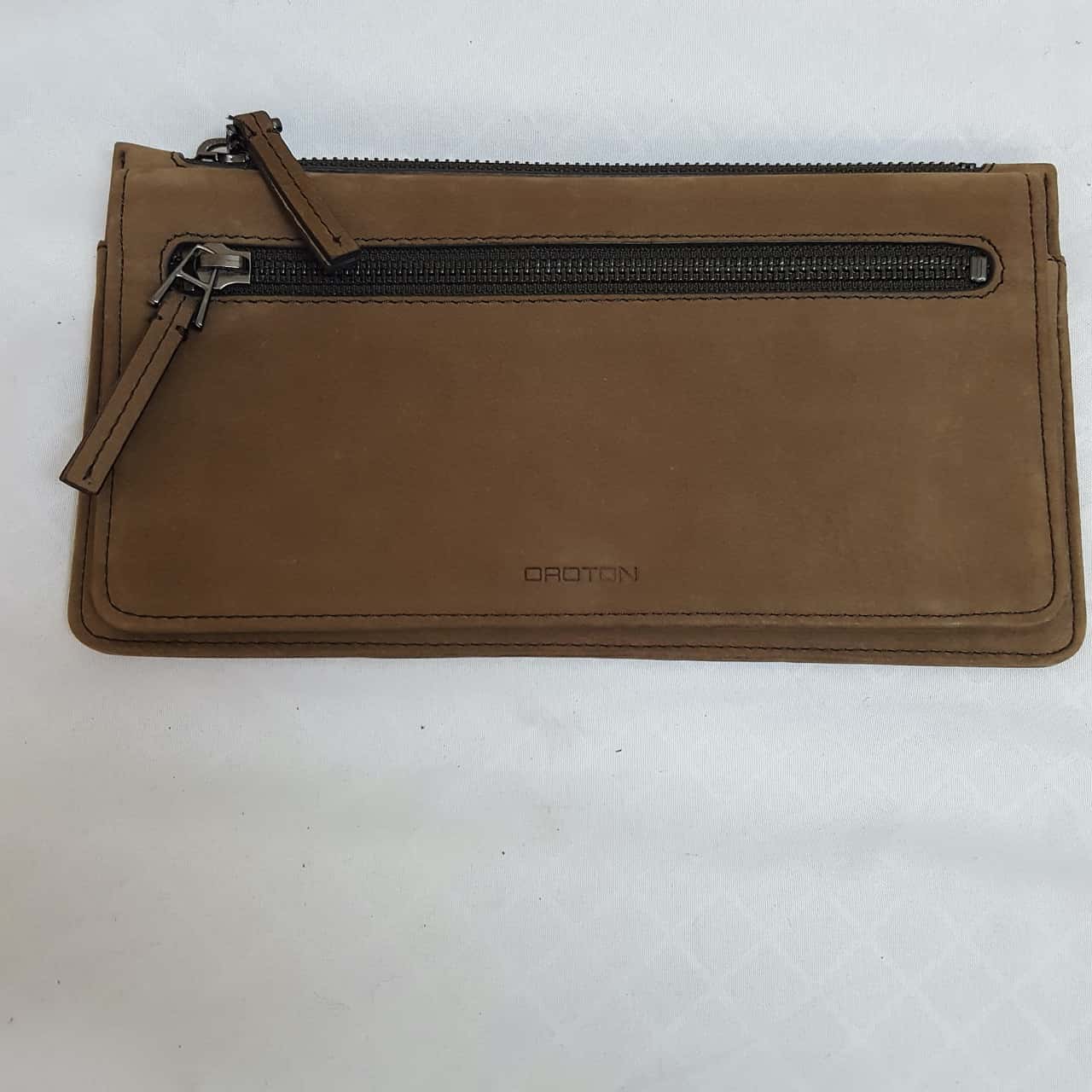 Oroton Brown Clutch Purse/Wallet (s)