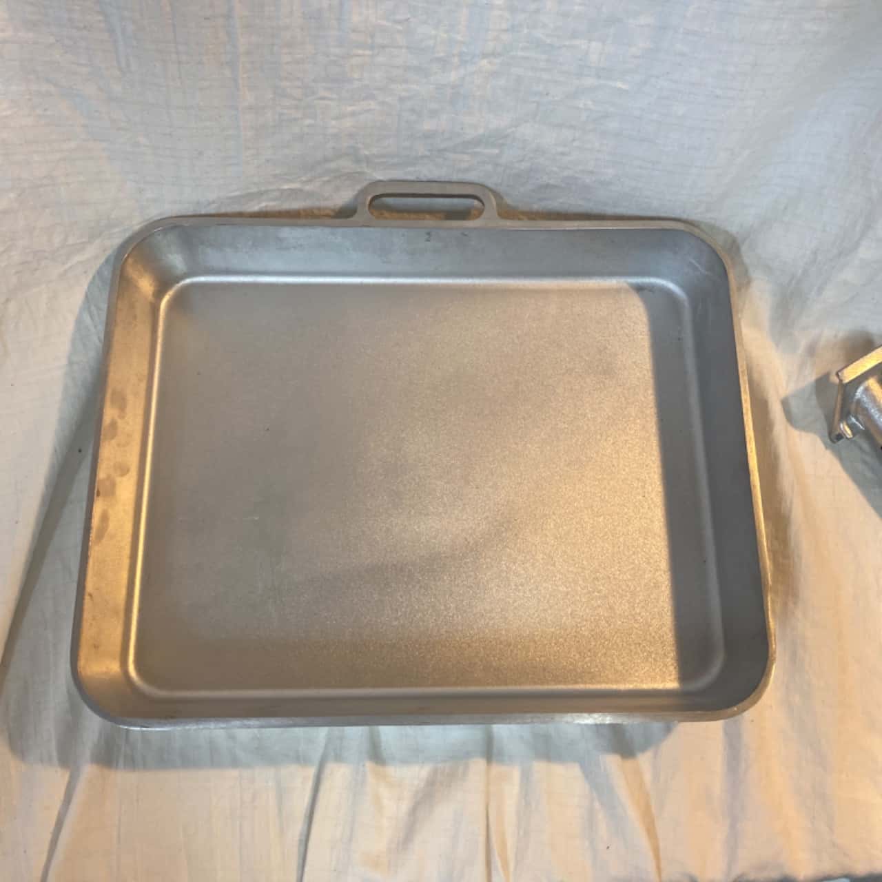 Vintage castalloy Bake-N-Fry dish with cover(s)