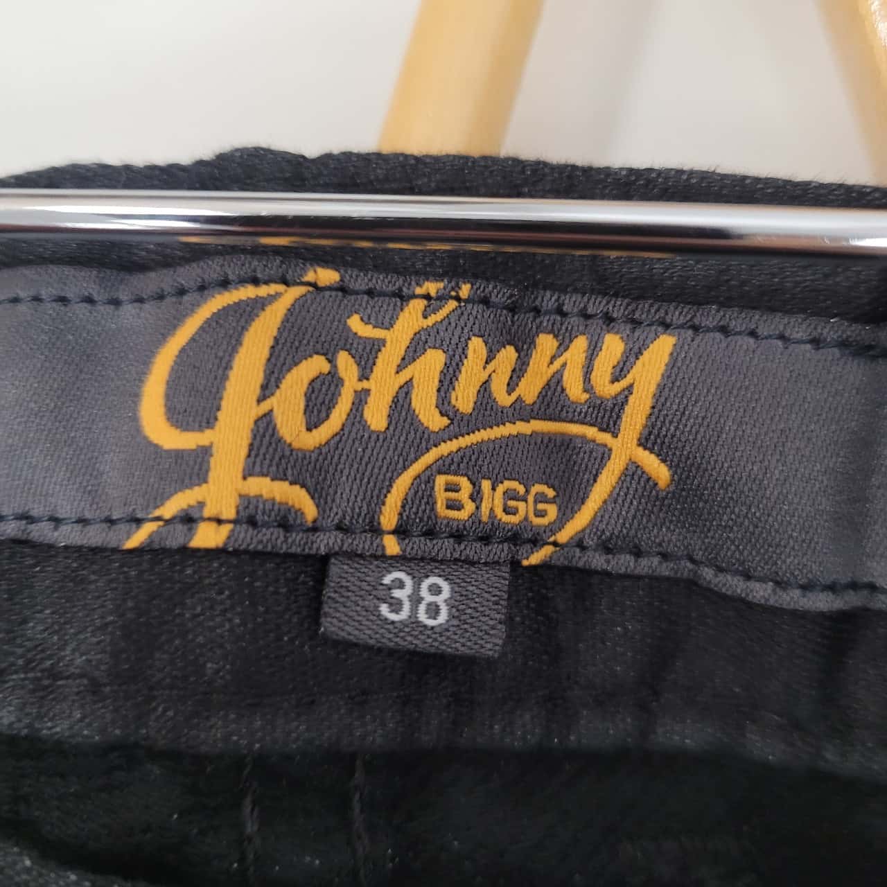 Johnny Bigg Mens Size 38 Black Pants