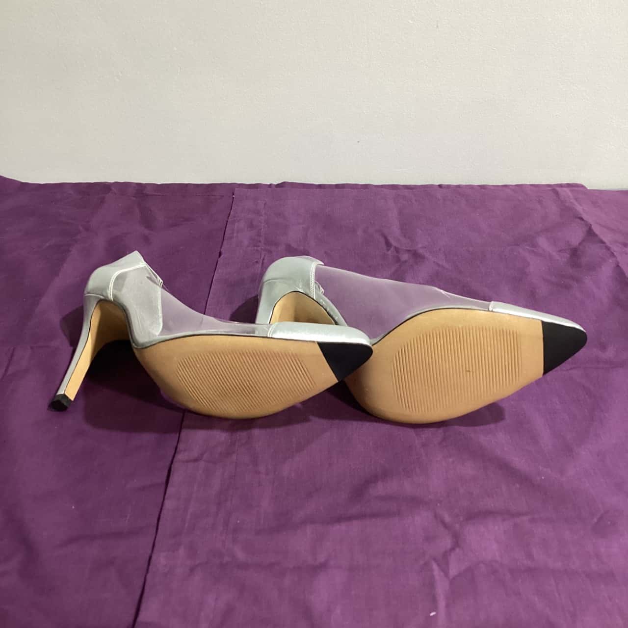 Filippo Raphael Womens Size 7.5 Silver Shoes