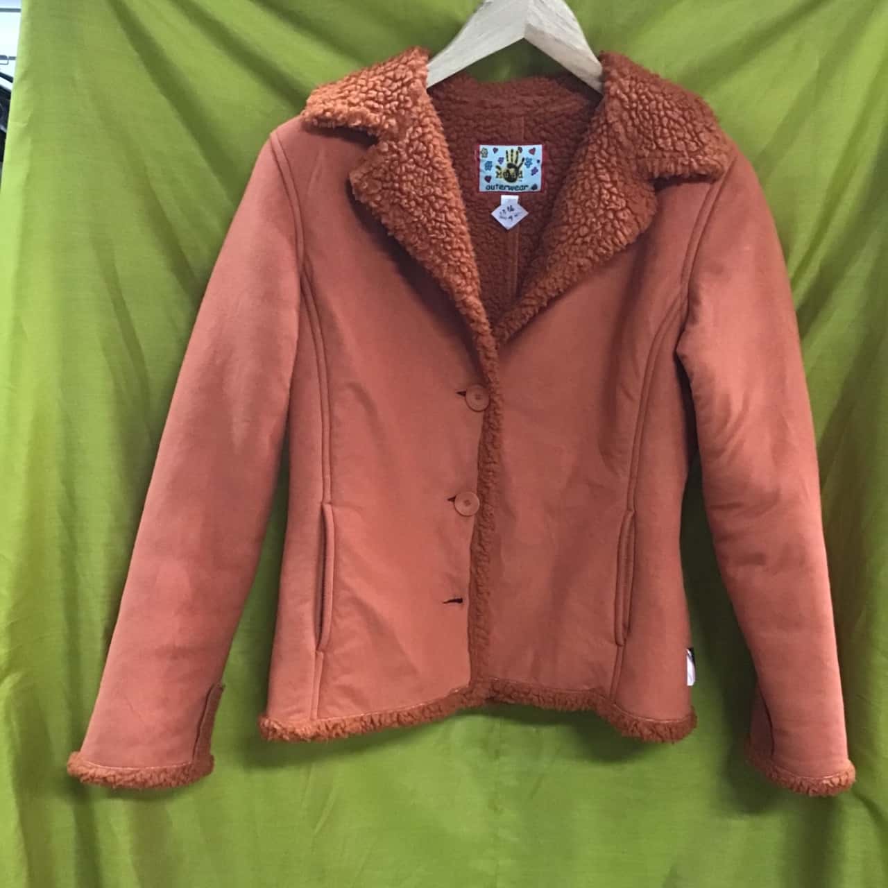 Kids , OUTERWEAR Jacket , Burnt Orange, Dry Clean only(s) - Used Good ...