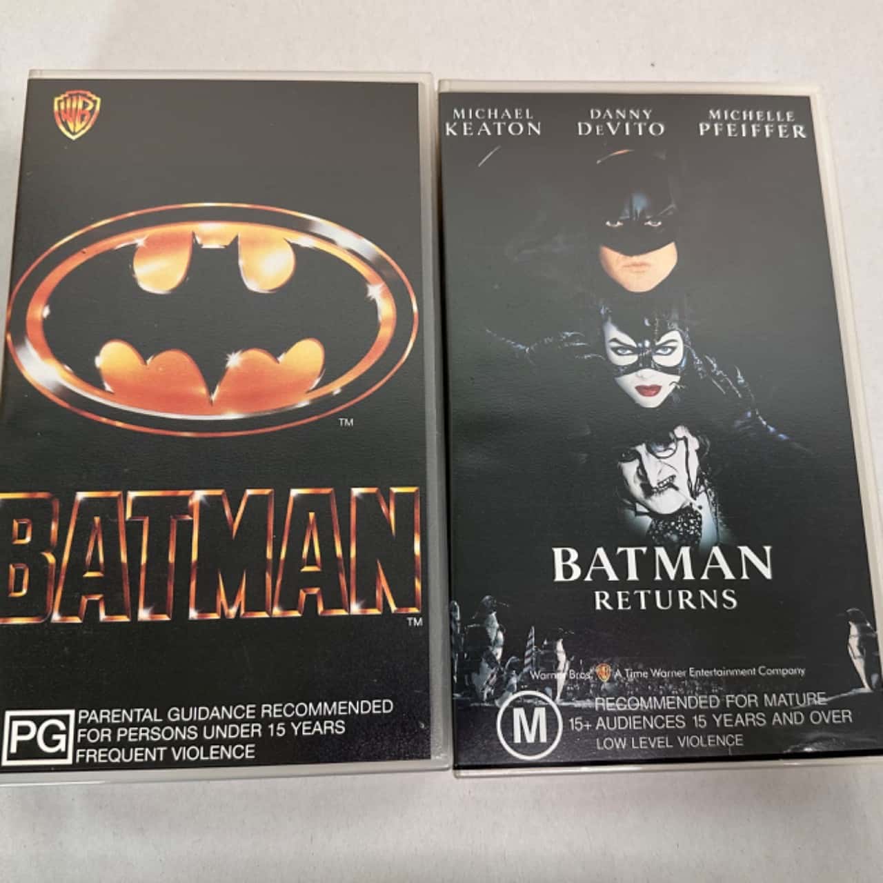 Batman & Batman returns vintage VHS set(s)