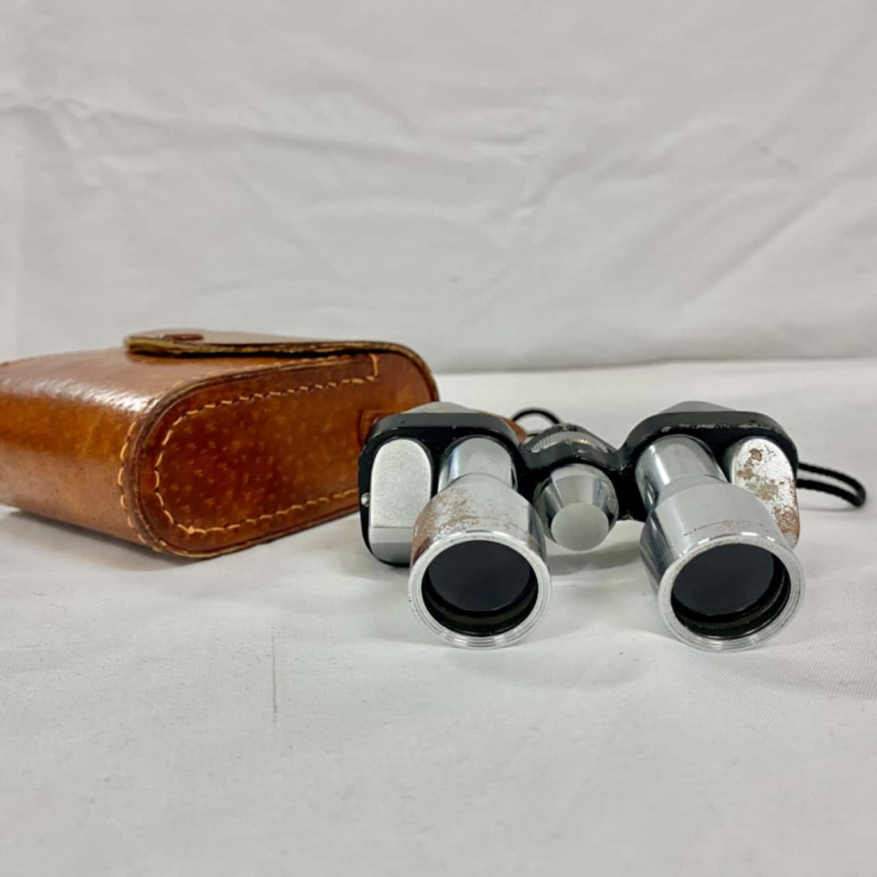 Vintage Cresent Coated Optics 8 x 20 314ft at 1000 yds No.96147 Leather ...