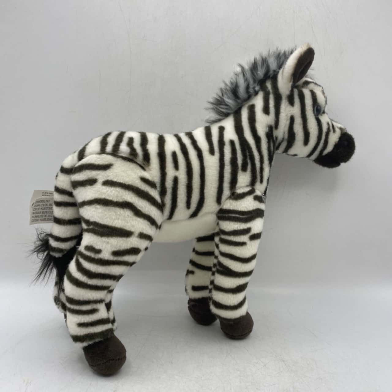 National Geographic Zebra 28cm Soft Plush Stuffed Animal Toy