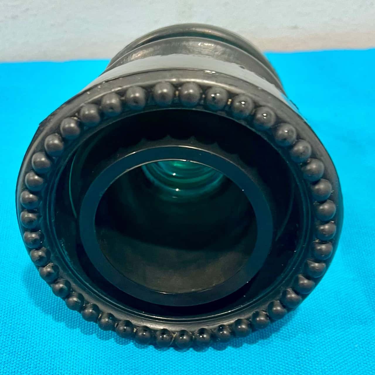 Vintage Hemmingray Blue Glass Telegraph Line Insulator x 2