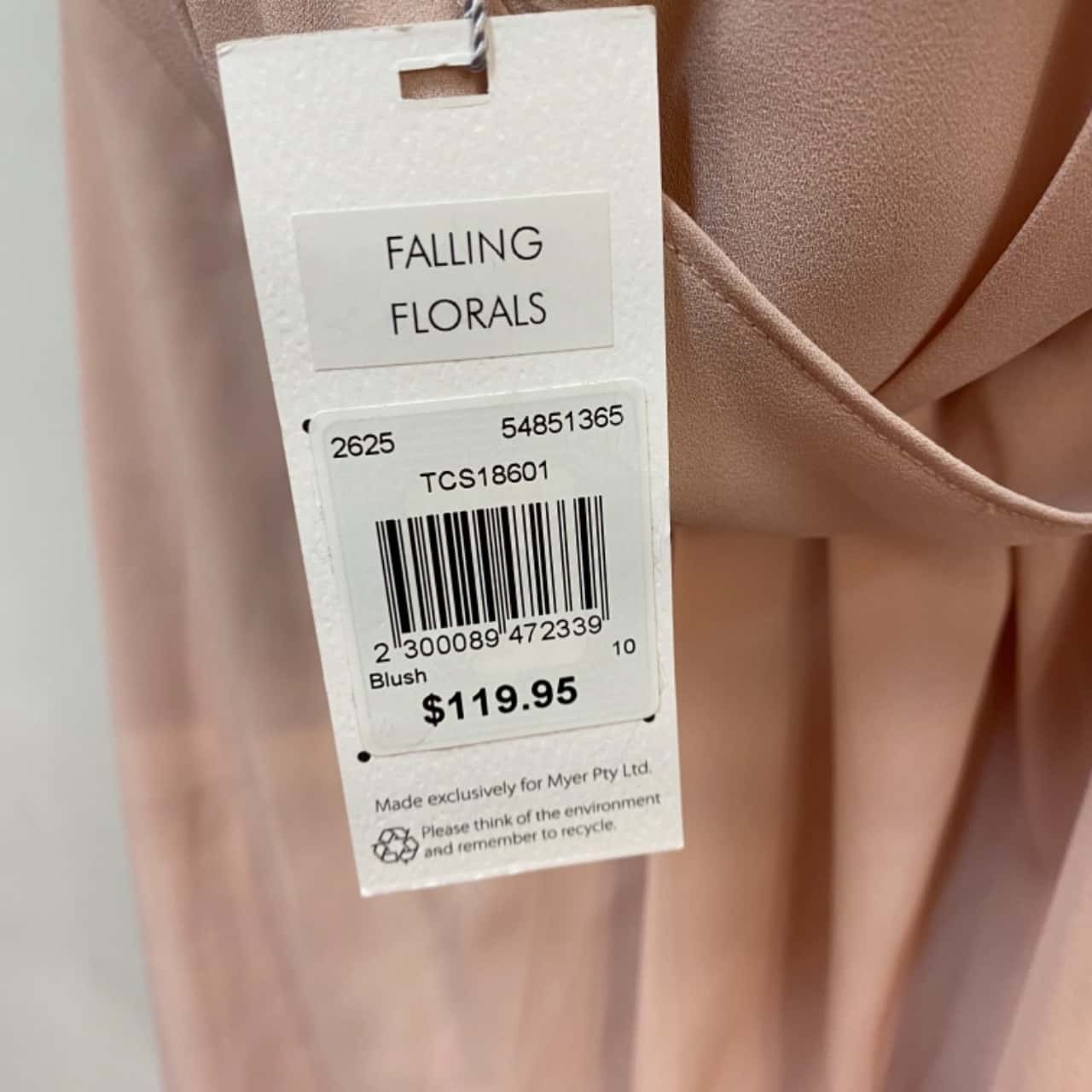 [Brand New] Tokito Womens Size 10 Strapless Blush Dress