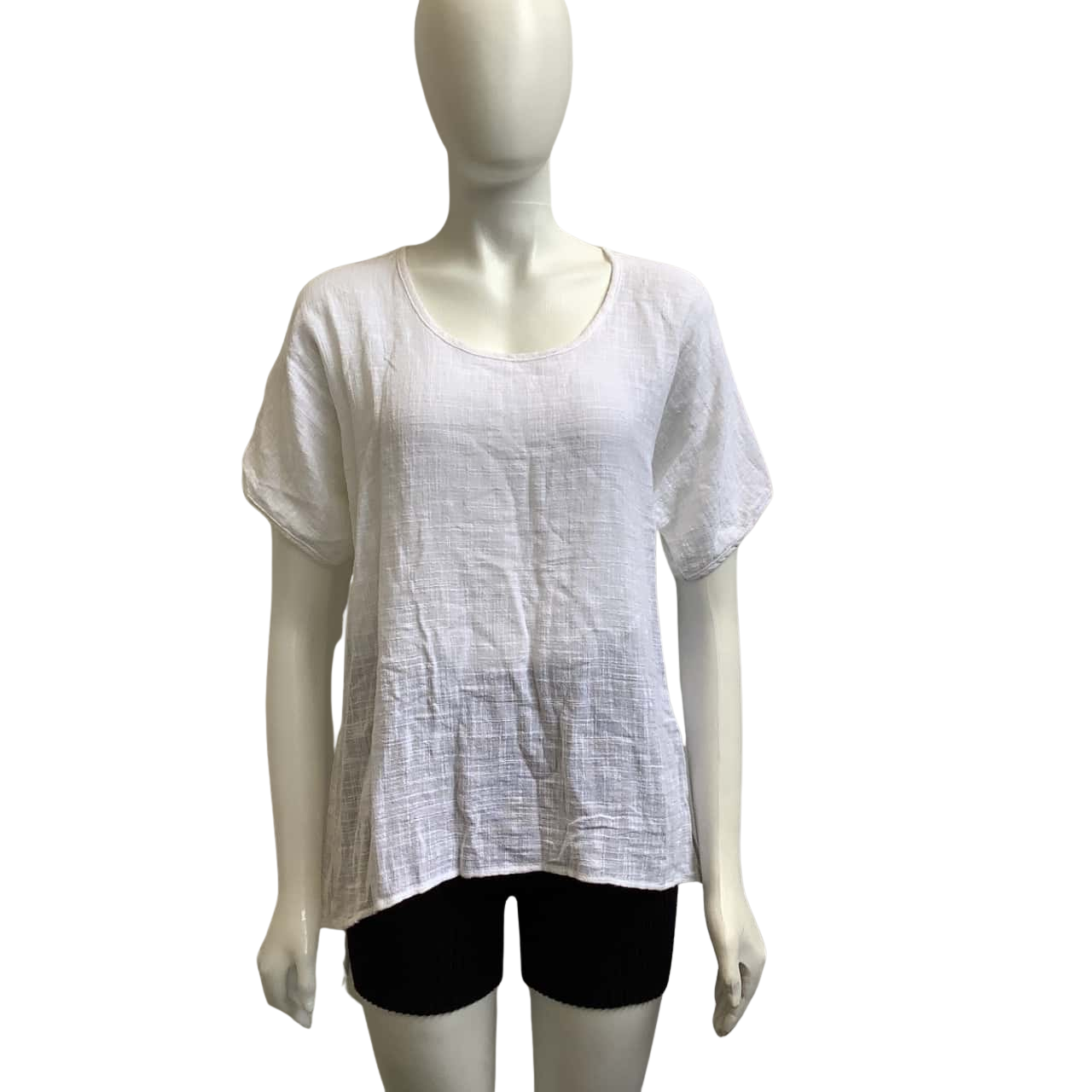 Brand New La Strada Womens To Fit AUS Size S-M Short Sleeve Top White(s)