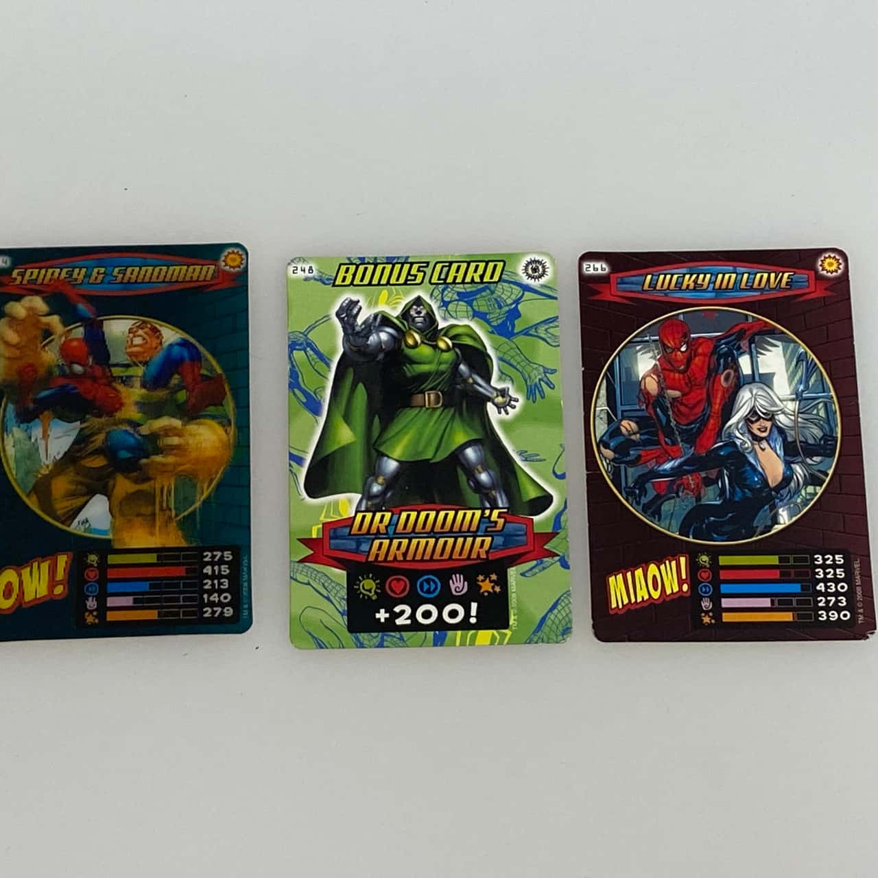 Marvel Trivia Game Cards & Marvel Cards