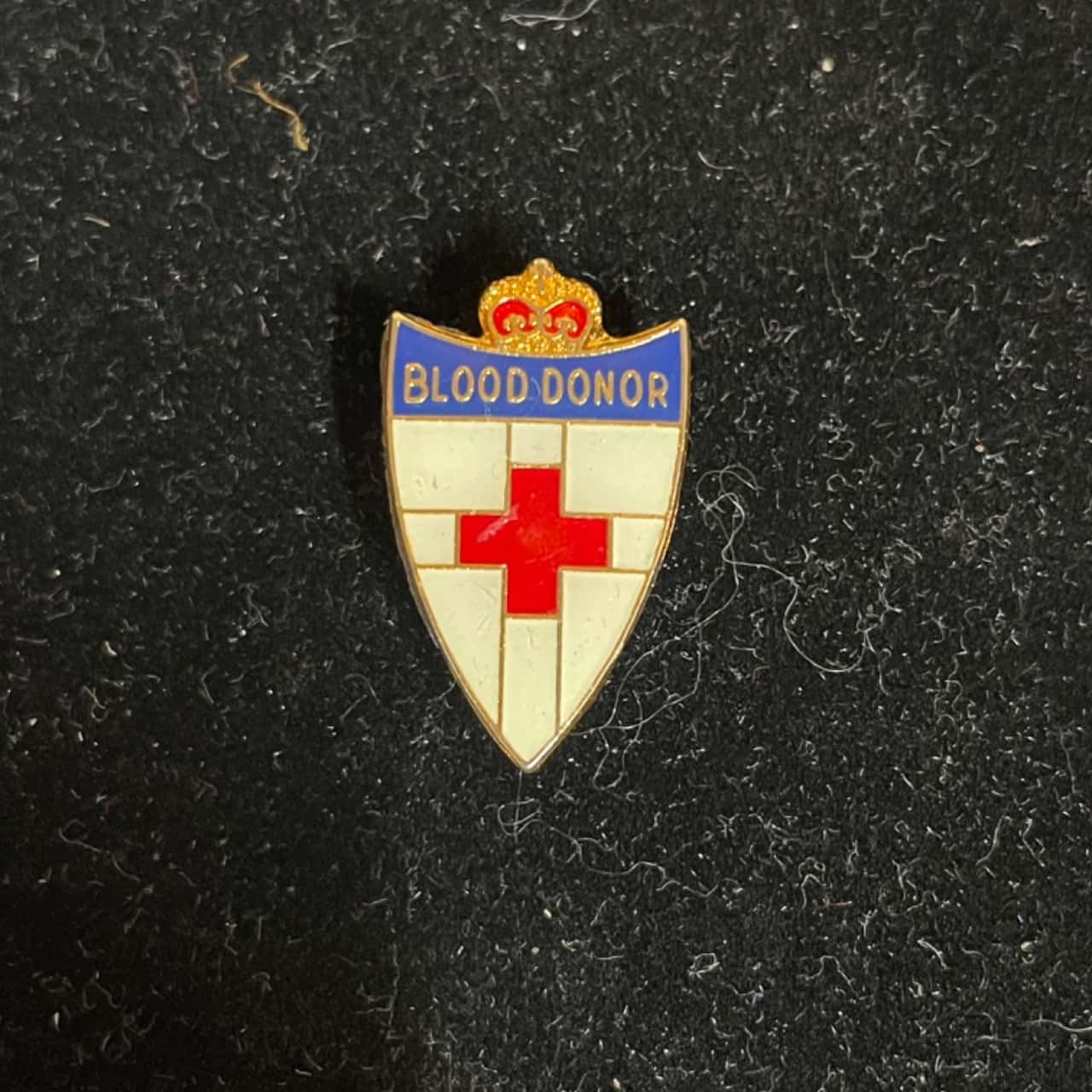 Set of 2 Red Cross Blood Donor Badges